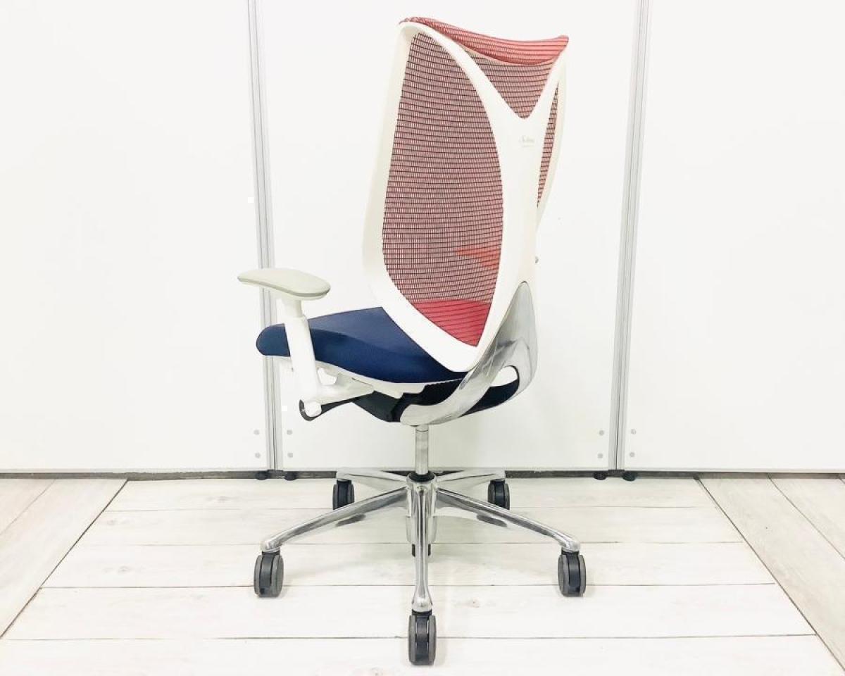 【中古】サブリナ C833BW 6544 オカムラ/okamura 肘付ハイバックチェア 566197 - 中古オフィス家具ならオフィスバスターズ