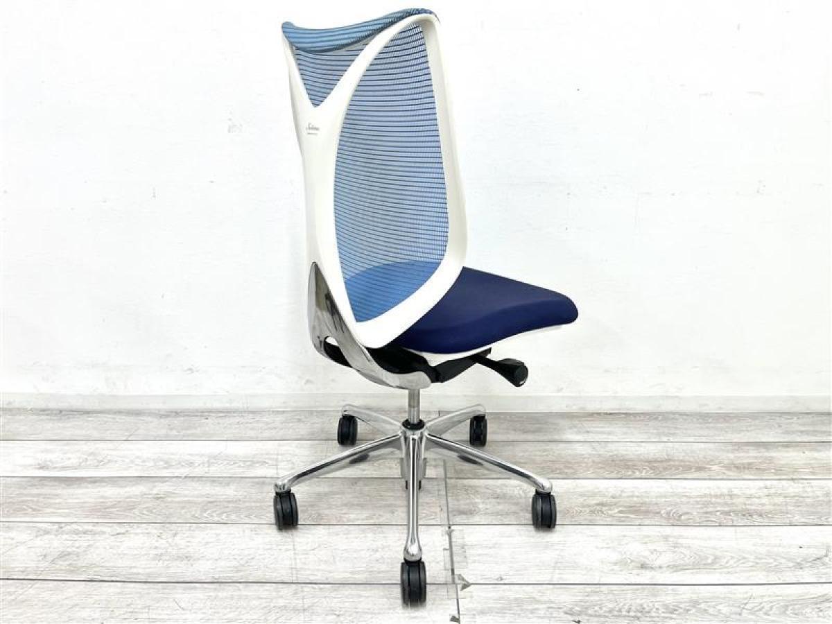 【中古】サブリナ C833BW 6543 オカムラ/okamura 肘無ハイバックチェア 568704 - 中古オフィス家具ならオフィスバスターズ