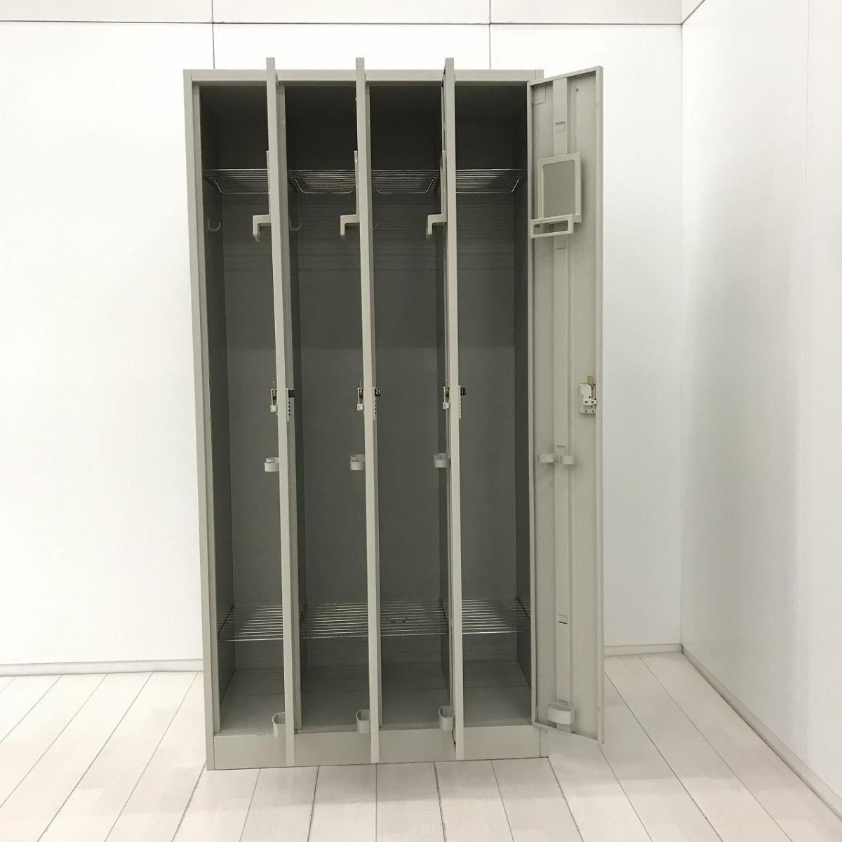 【中古】FZタイプ 4574FE Z13 オカムラ/okamura 4人用更衣ロッカー 582938 - 中古オフィス家具ならオフィスバスターズ