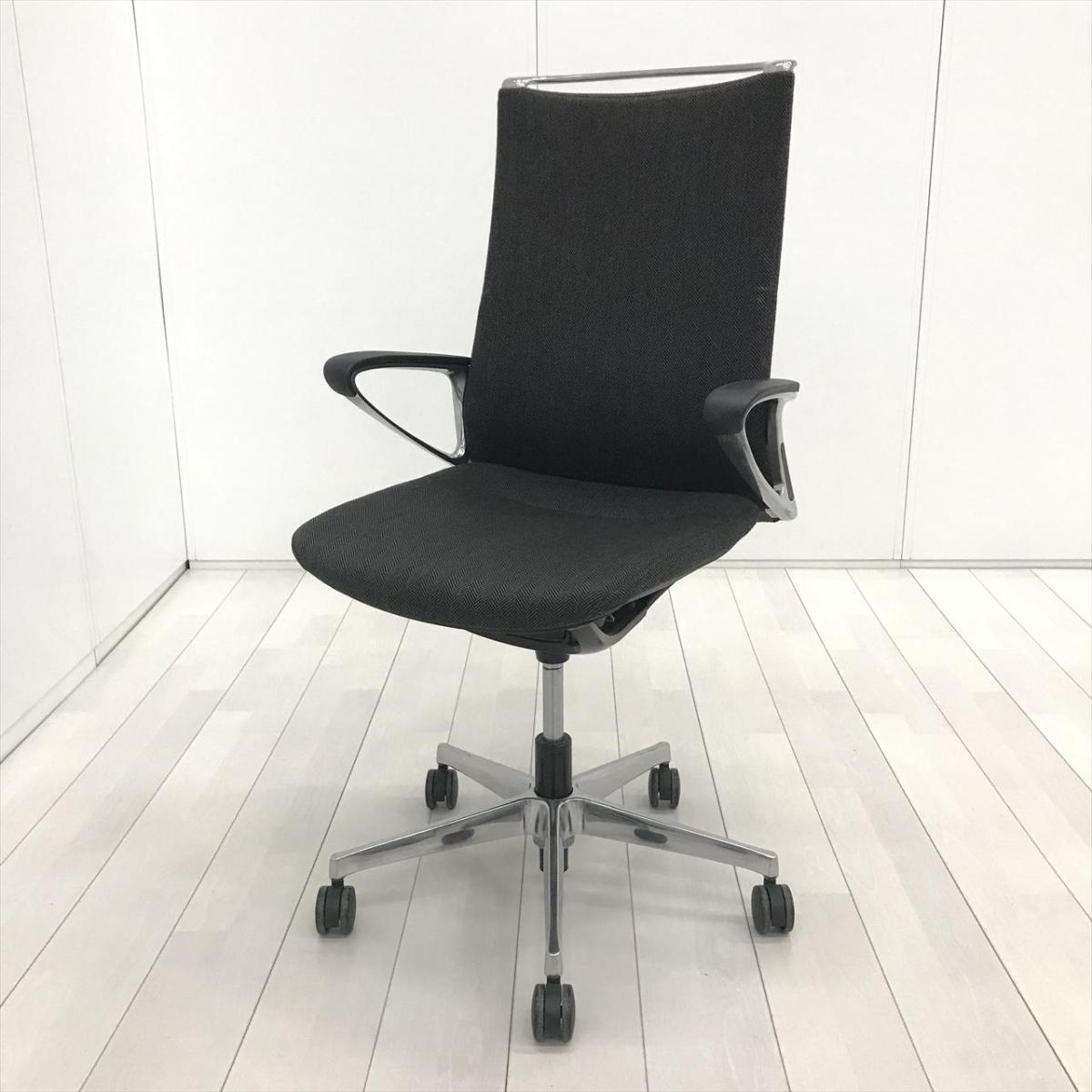 【中古】モード CA87BS FMK1 オカムラ/okamura 肘付ハイバックチェア 585306 - 中古オフィス家具ならオフィスバスターズ