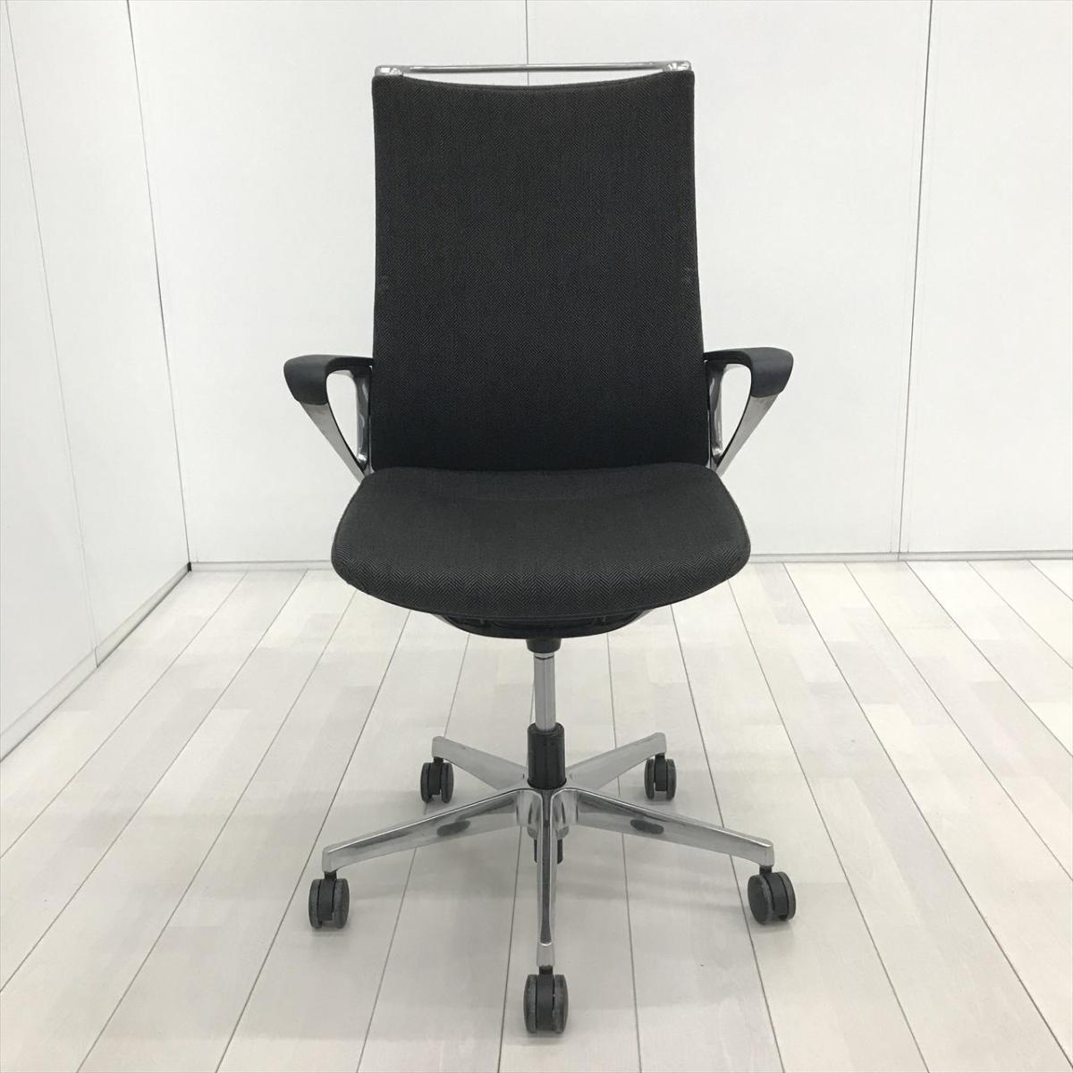 【中古】モード CA87BS FMK1 オカムラ/okamura 肘付ハイバックチェア 585306 - 中古オフィス家具ならオフィスバスターズ