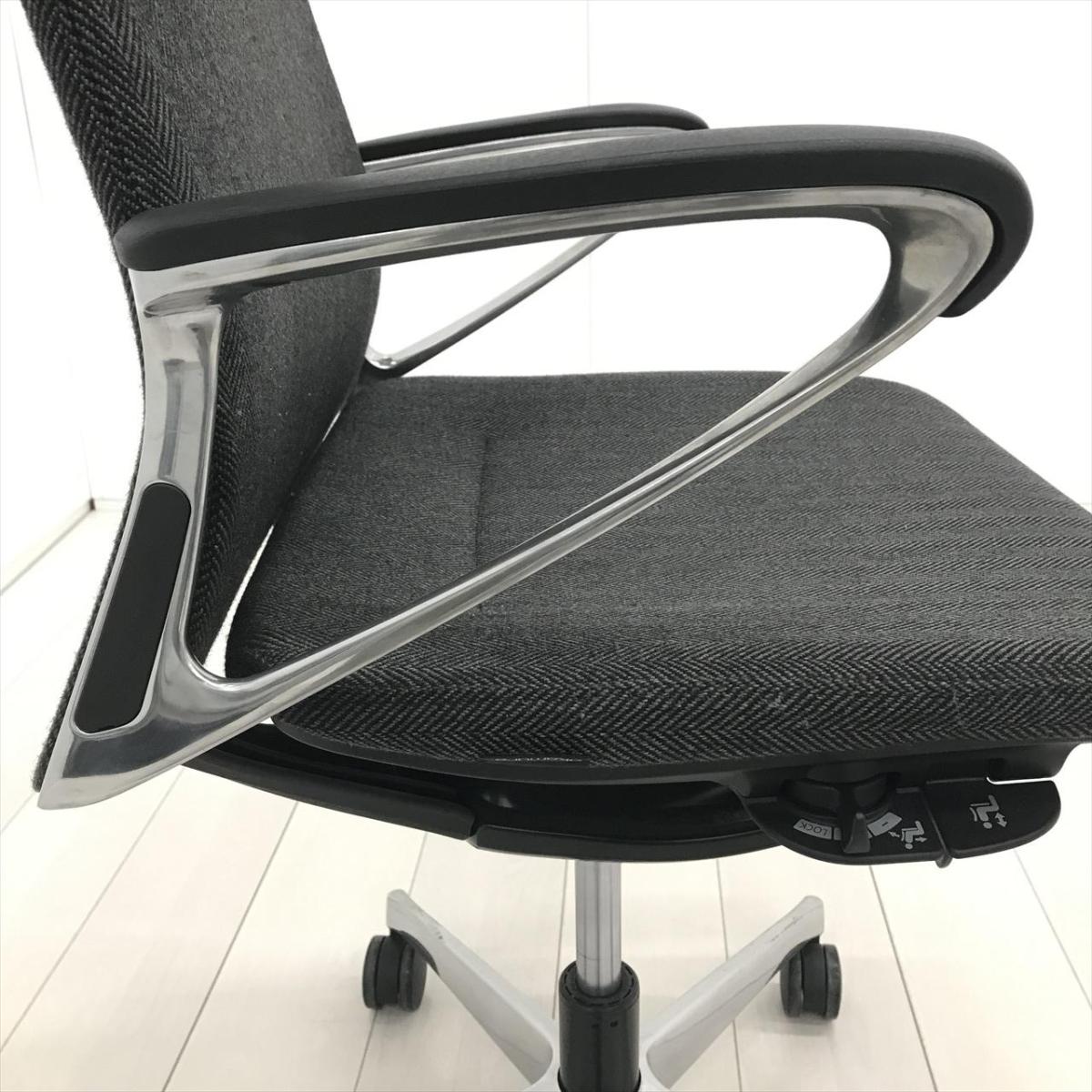 【中古】モード CA87BS FMK1 オカムラ/okamura 肘付ハイバックチェア 585306 - 中古オフィス家具ならオフィスバスターズ