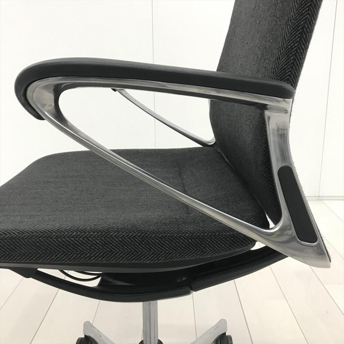 【中古】モード CA87BS FMK1 オカムラ/okamura 肘付ハイバックチェア 585306 - 中古オフィス家具ならオフィスバスターズ